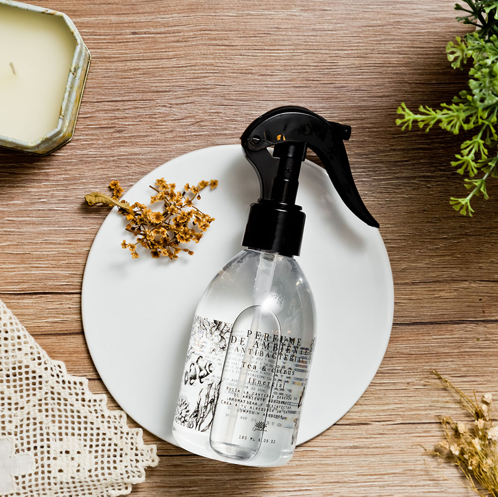 Perfume De Ambiente Antibacterial 180 Ml Tea & Citrus - Tugó Colombia