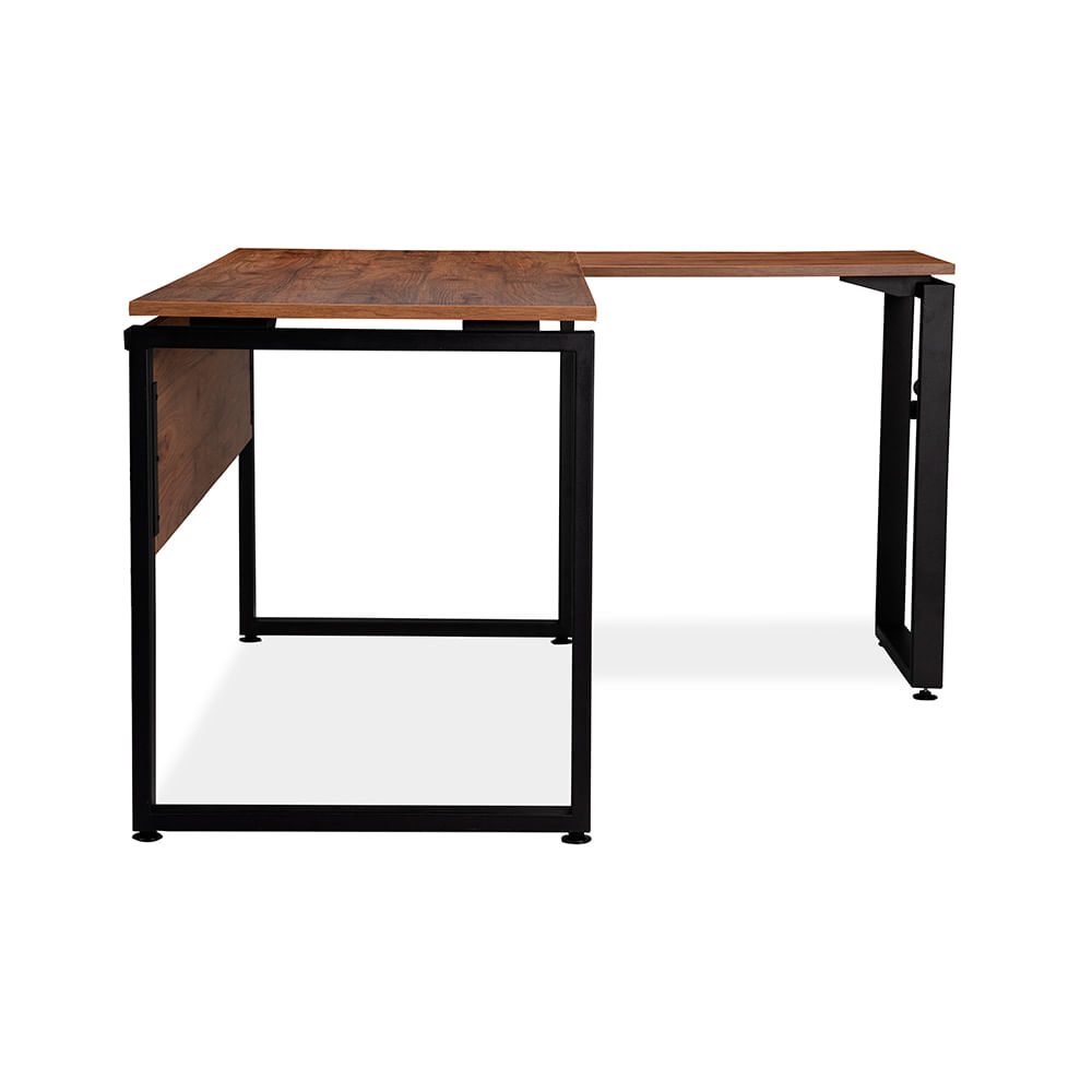 Puesto En L Smartwork Nogal/Negro - Tugó Colombia