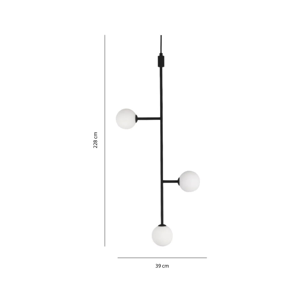 Lámpara De Techo Elbow Negro - Tugó Colombia