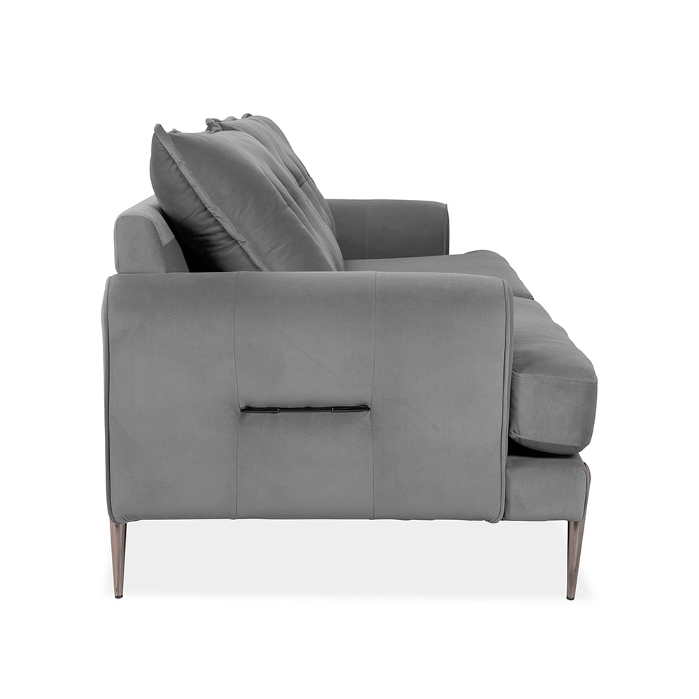 Sofá 3 Puestos Rodrigo Gris - Tugó Colombia