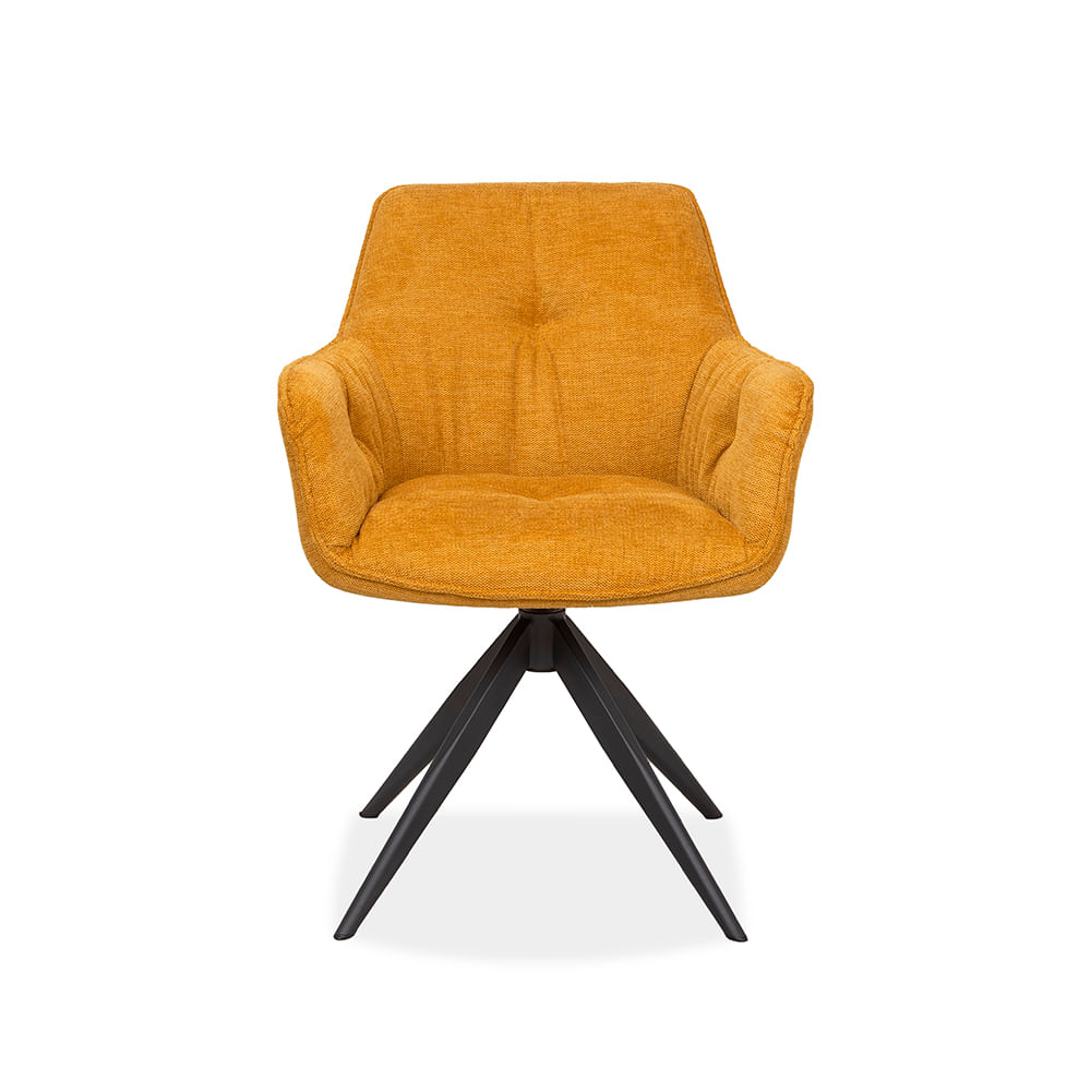Poltrona Florencia Tela Mostaza - Tugó Colombia