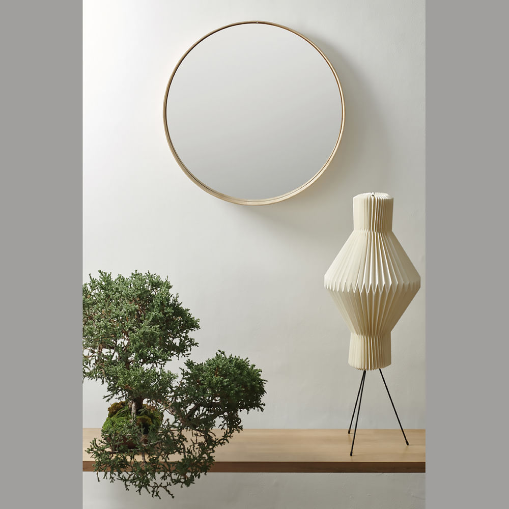 Espejo Circular Monaco Natural 60cm - Tugó Colombia