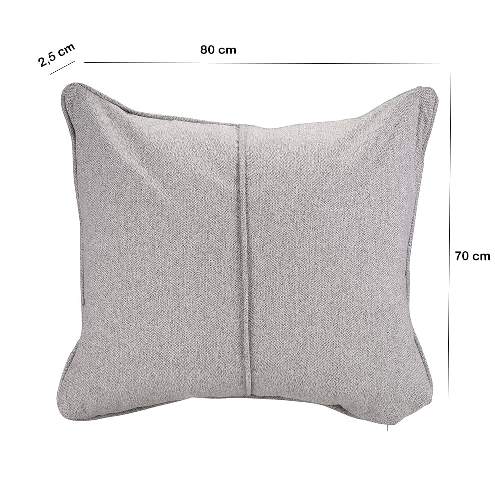 Cojín Tv con Relleno Sevilla Plata - Tugó Colombia