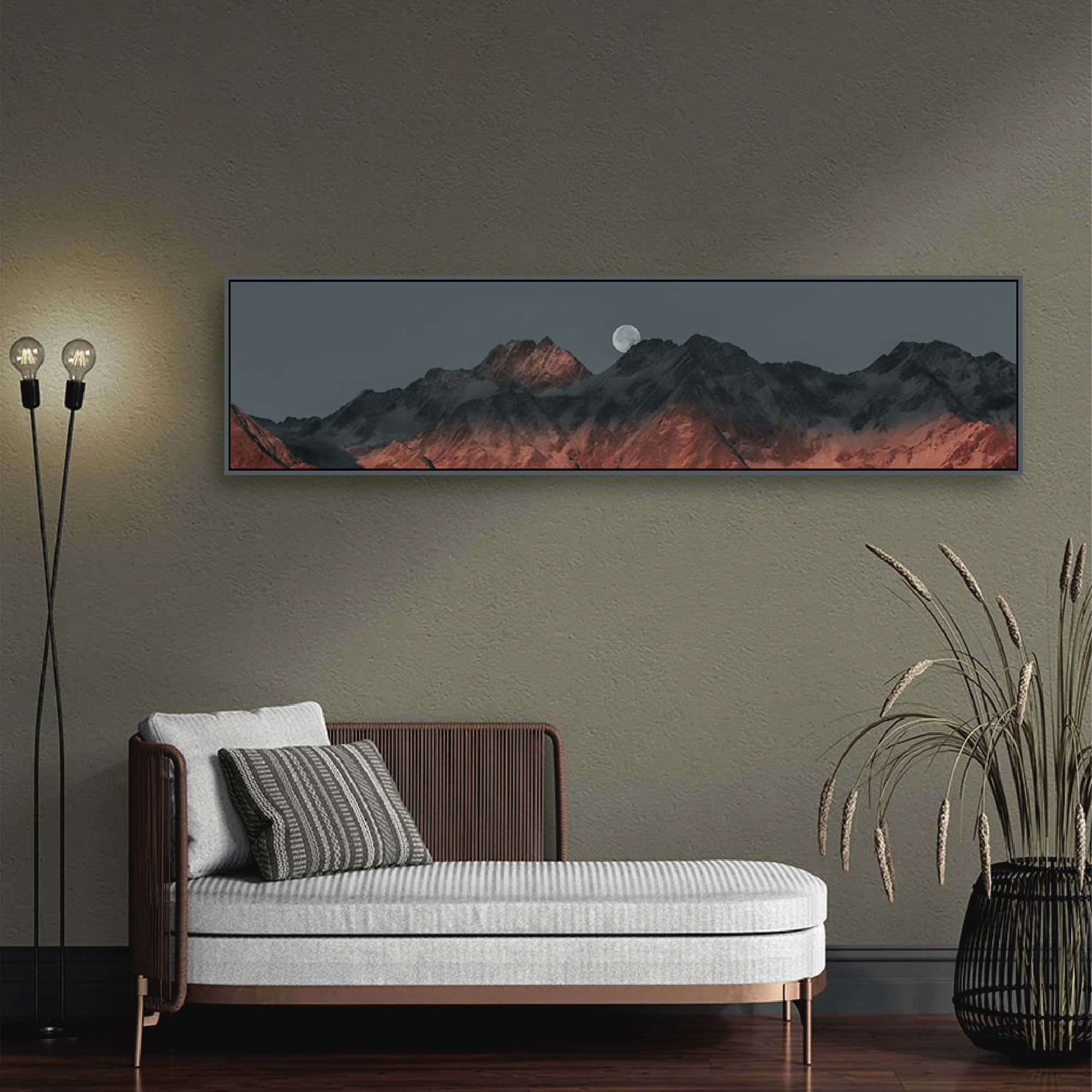 Cuadro Mountain Mdf Negro - Tugó Colombia