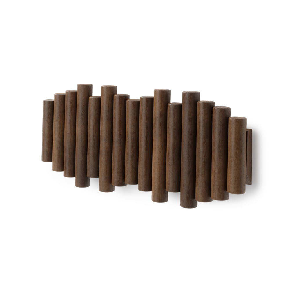 Perchero de Pared Picket Rail Nogal - Tugó Colombia