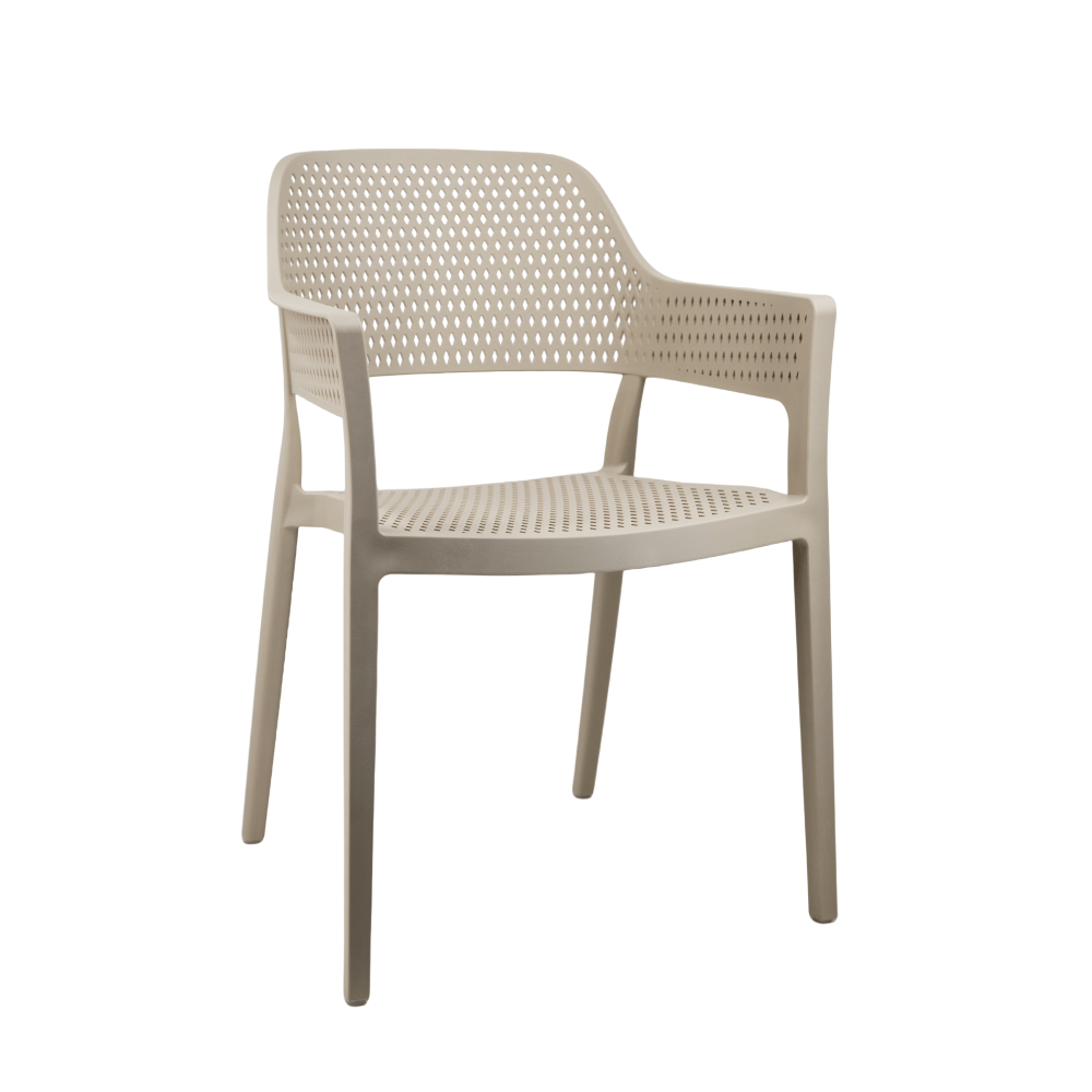 Silla Auxiliar Patti Plástico Beige - Tugó Colombia