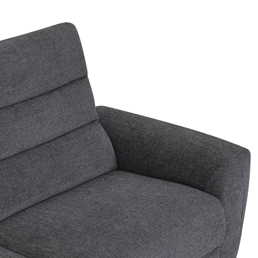 Sofá Lima 3 Puestos Reclinable Eléctrico Gris Oscuro - Tugó Colombia