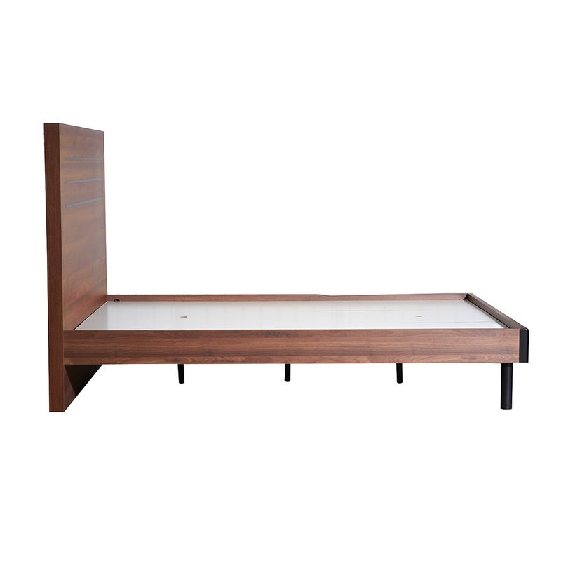 Cama Extra Doble Domenico Laminado Nogal - Tugó Colombia