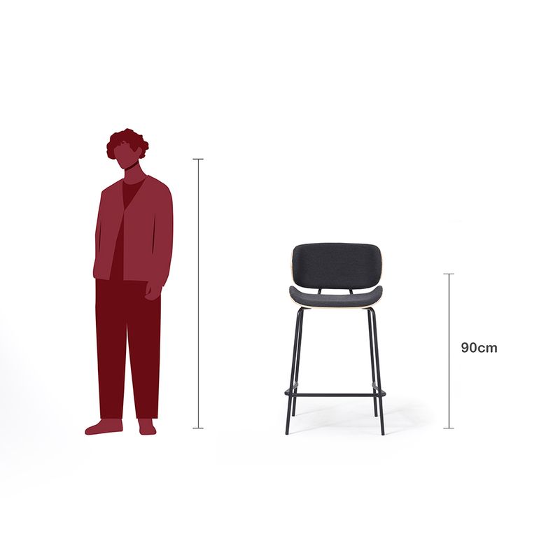 Butaco Alto Leticia Madera Natural Gris - Tugó Colombia