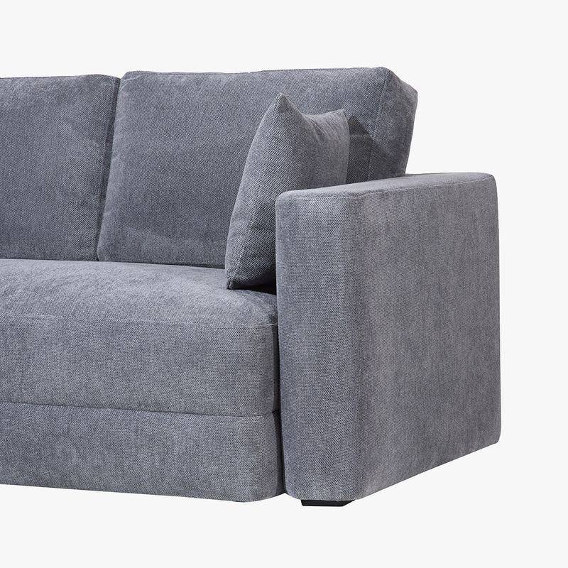 Sofá Riva (Pocket) 2 Puestos Gris Aluminio - Tugó Colombia