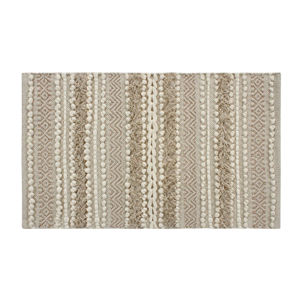 Tapete Entrada Erin Beige/Café 45x75cm - Tugó Colombia