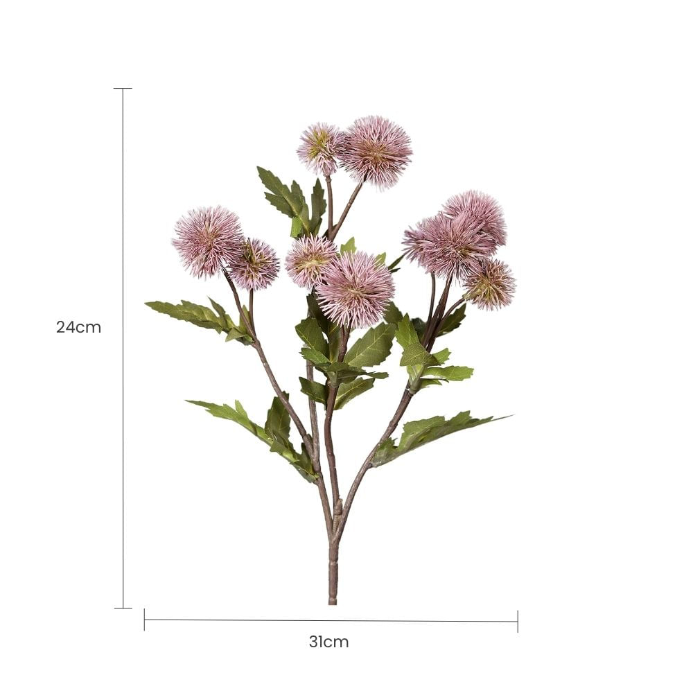 Flor Artificial Cardo Rosado 56cm - Tugó Colombia
