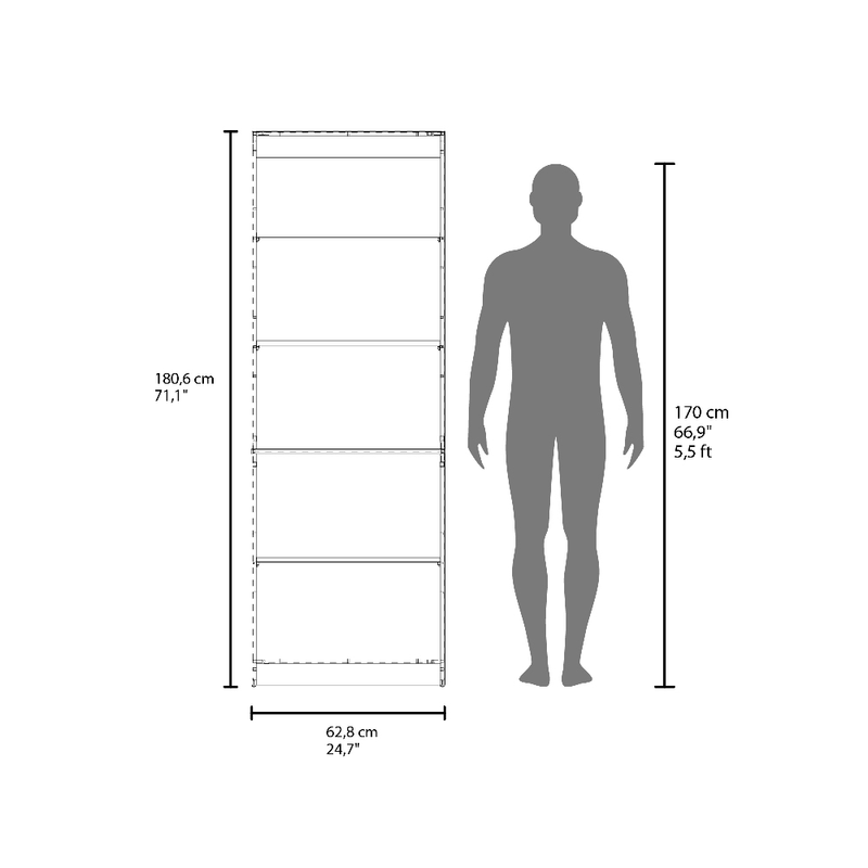 Biblioteca Home 4 Espacios Blanco - Tugó Colombia