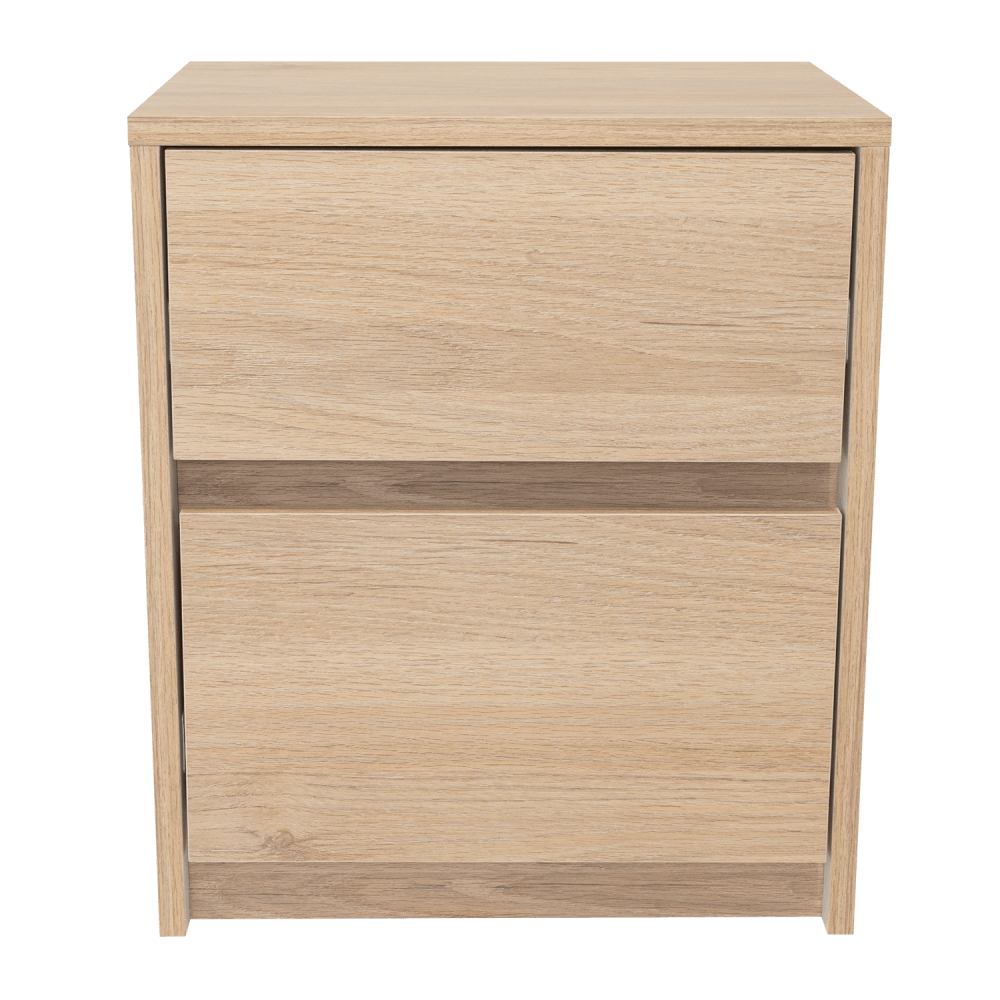 Mesa De Noche Trivor Mdp Rovere/Blanco - Tugó Colombia