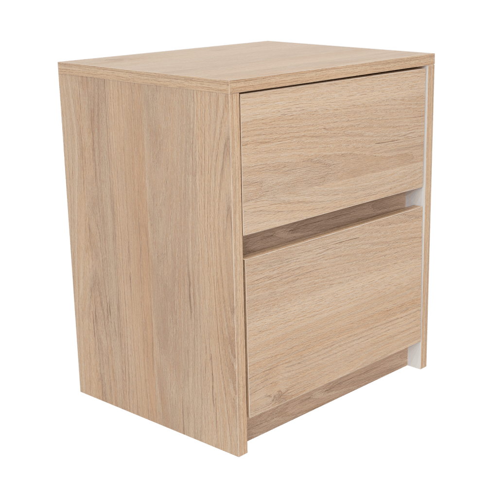 Mesa De Noche Trivor Mdp Rovere/Blanco - Tugó Colombia