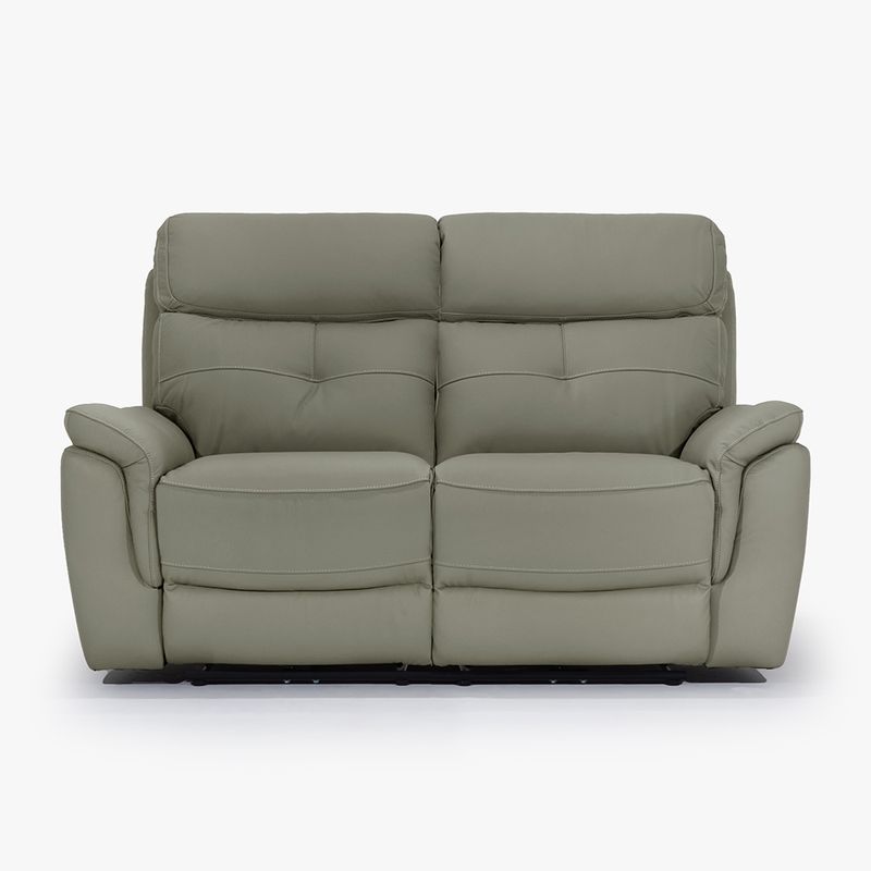 Sofá Maverick 2 Puestos Reclinable Eléctrico Gris - Tugó Colombia