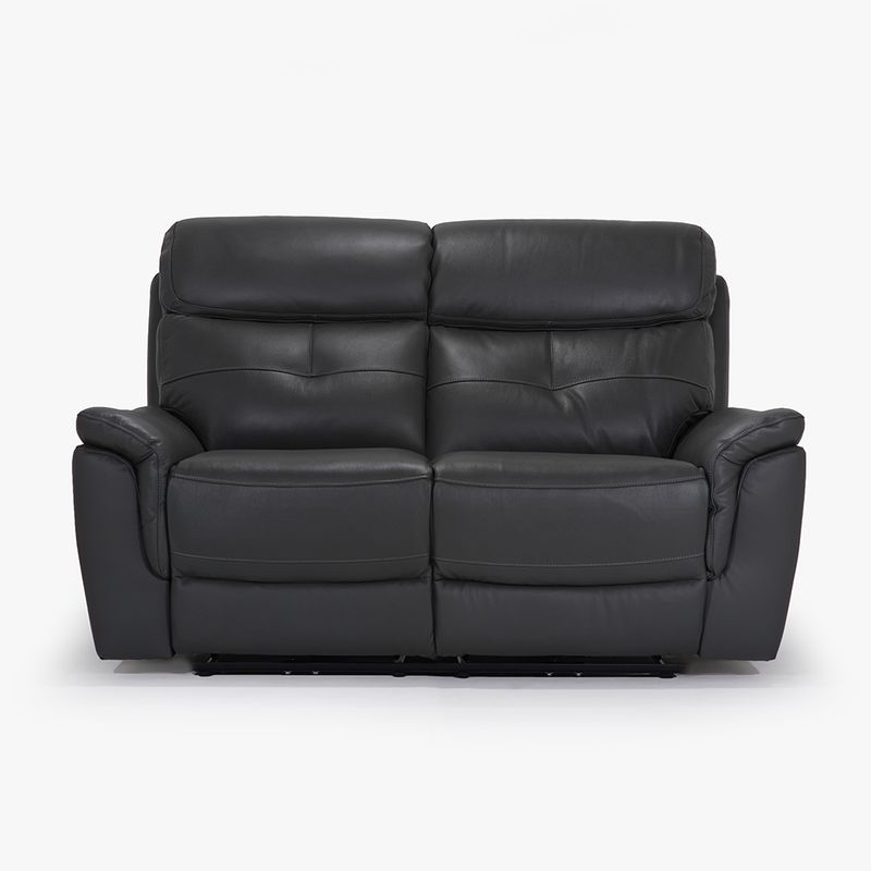 Sofá Maverick 2 Puestos Reclinable Eléctrico Gris - Tugó Colombia